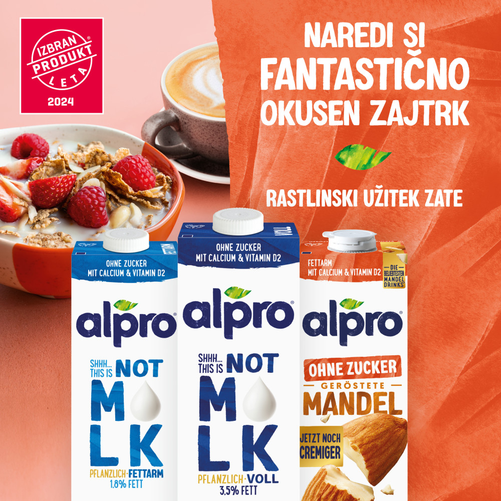 Jutranja ekipa dan začenja z okusnimi zajtrki: ALPRO - RASTLINSKI ...